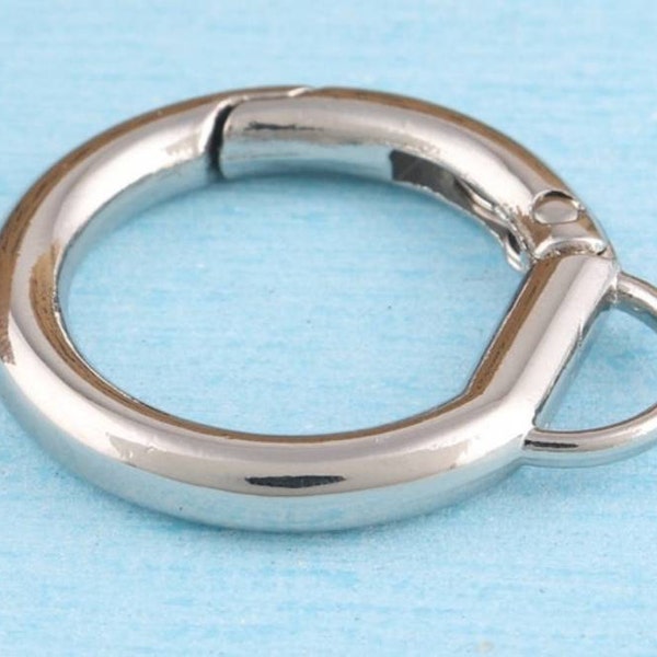 2'' Silver Binding Rings,50mm Outer Metal Book Binder Hinge,snap O Ring ...