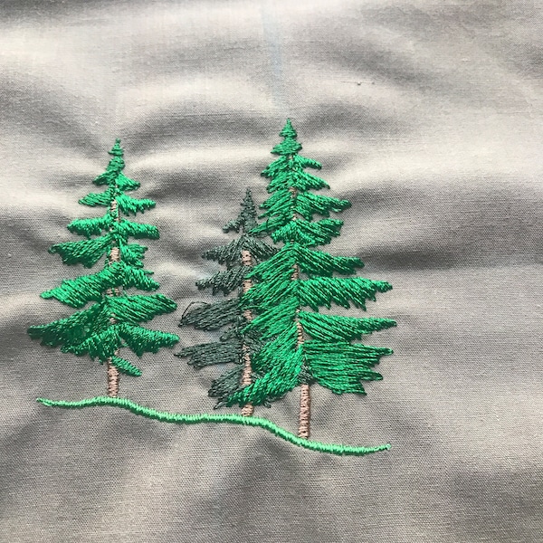 Evergreen Trees - Machine Embroidery Design, Embroidery Designs ...