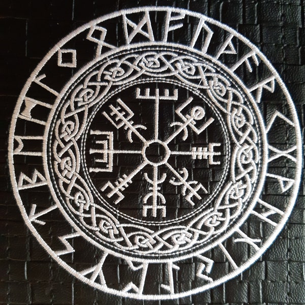Viking Compass Embroidery Design 5 Sizes - VEGVISIR Machine Embroidery ...