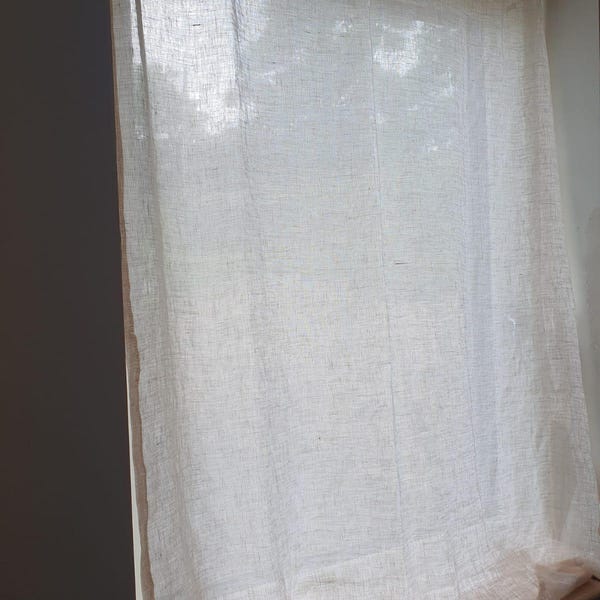 Thin Curtain Linen Fabric, Lightweight Cheesecloth Fabric by the Yard ...