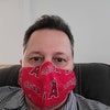Los Angeles Angels MLB Fabric Face Mask, 100% Cotton W/ Filter Pocket ...