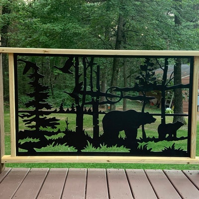 4 Wildlife Panels, DXF Stencil, Svg Cut File, Dxf Files for Plasma ...