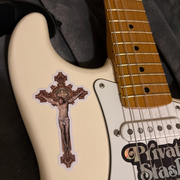 Crucifix Sticker-catholic Sticker - Etsy
