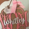 Baby Girl Hospital Birth Stat Sign | Hospital Door Hanger | Newborn ...