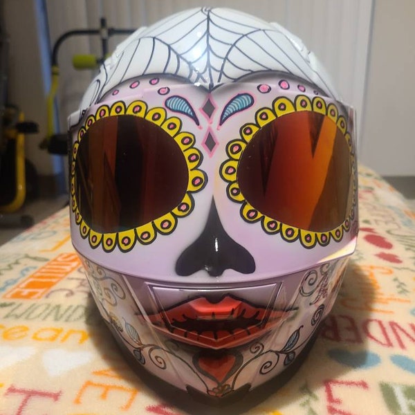 Full-face Custom Motorcycle Helmet ,motorcycle Skull Helmet ,custom ...