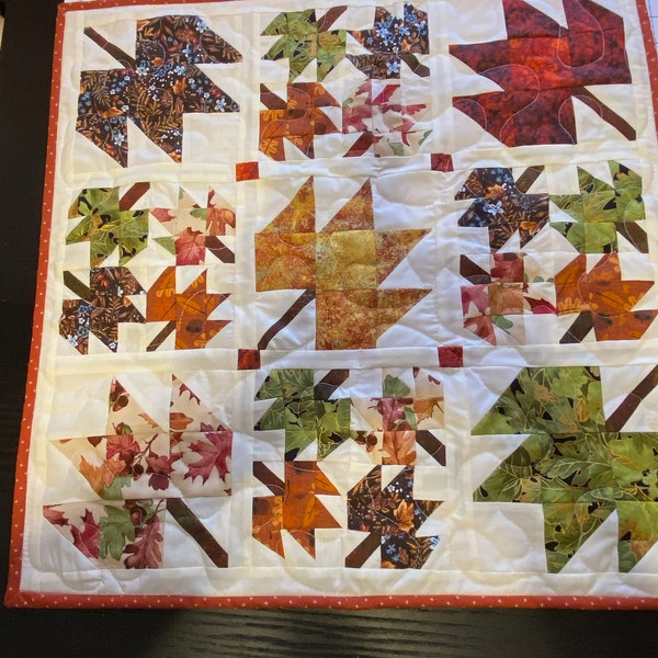 Maple Sky Mini Quilt PDF Pattern - Etsy