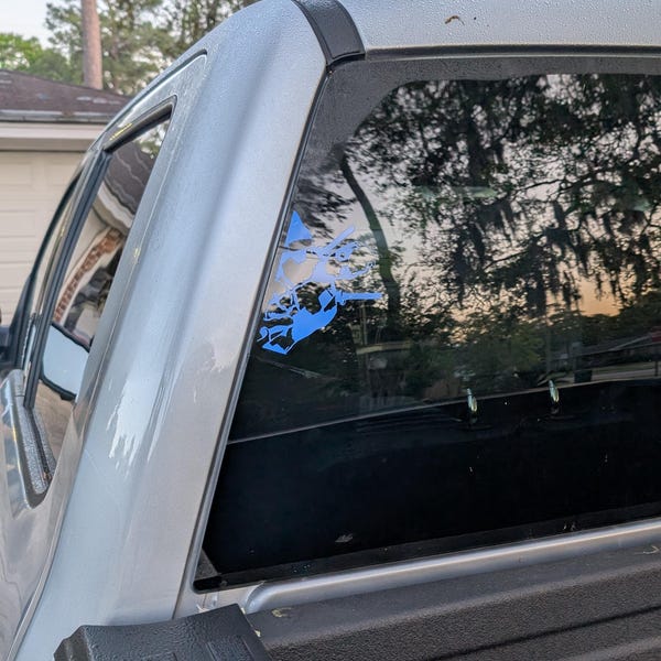 Deadpool Peeking Decal / Sticker / Label - Etsy