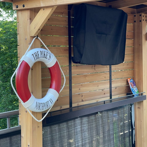 Personalized Life Preserver Ring - Pool Décor - Boat Décor -beach House ...