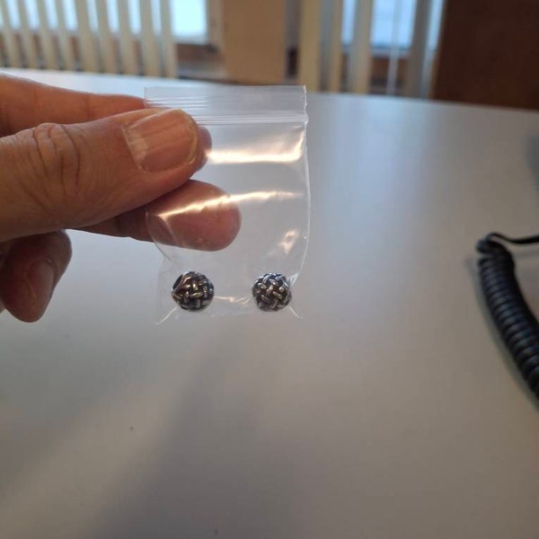 304 Stainless Steel Cross Button Metal Spacer Bead 2 Piece Lot CHOOSE ...