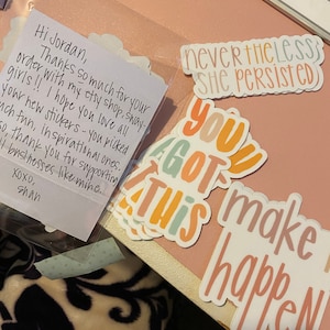 Encouraging Inspirational Stickers Waterproof Vinyl Decals You Can Do ...