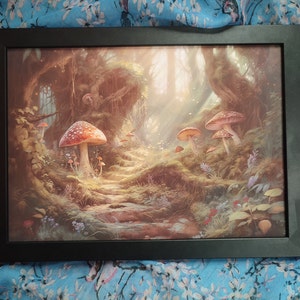 Enchanted Forest Printable Wall Art. Magical Cottagecore Art Fairycore ...