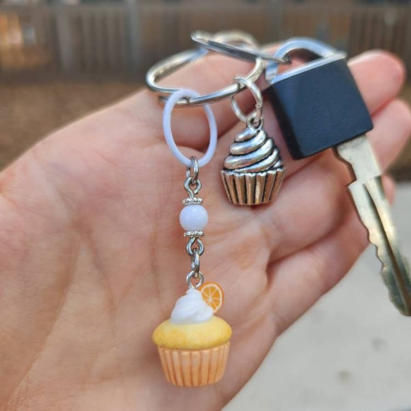 Cream Puff Keychain - Etsy