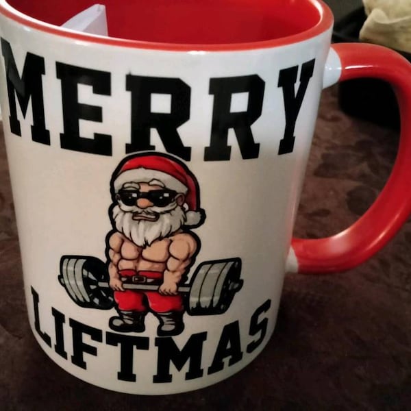 Merry Liftmas Gym Mug, Bodybuilder Christmas Gift - Etsy
