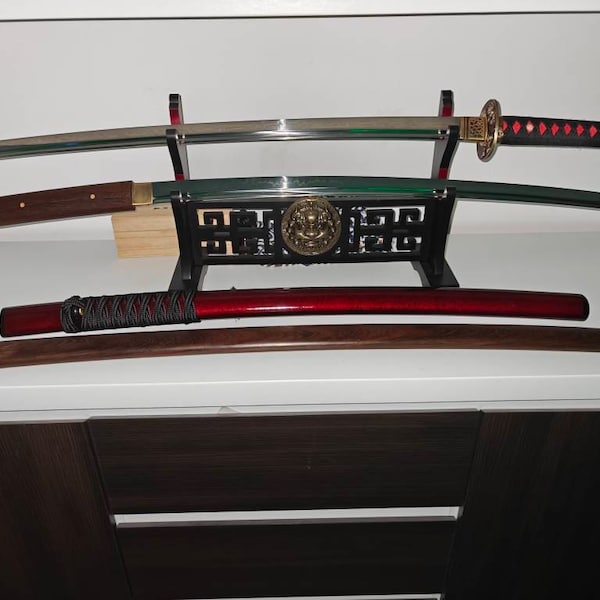 Handmade Crafts Hellfire Katana Sword Handmade Japanese Samurai Sword ...