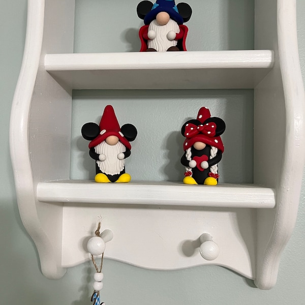 Miniature Gnomes/ Sponge Bob Inspired Gnomes/ Garden Gnome/ Tiered Tray ...