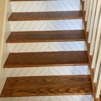 White Beadboard Shiplap Stair Riser Stickers , Window Sill 7 Inch X 36 ...