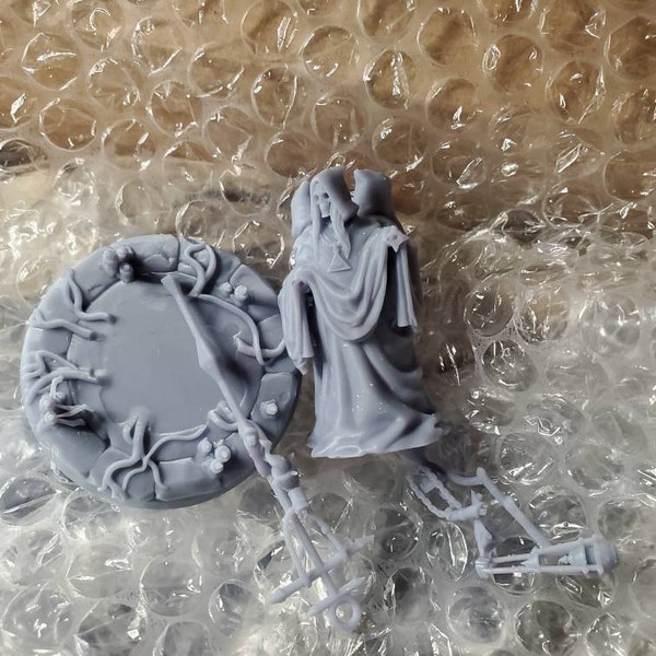 Elven Male Warrior | 3D Printed Miniature | 25mm Grid | Fantasy ...