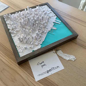 3D City Map 3D Street Map 3D Printed Skyline Decor Home - Etsy