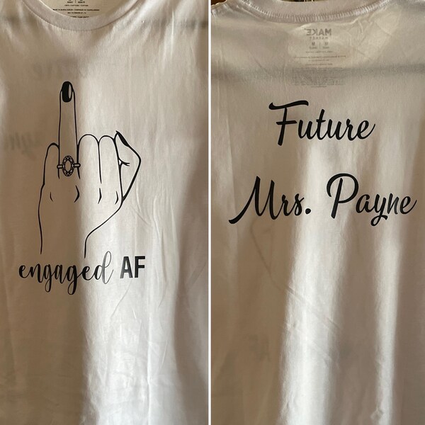 Engaged AF Svg, Wedding Ring Finger Svg, Bride Svg. Vector Cut File for ...