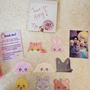 Ateez Aniteez Peeker Car Decals Ateez Stickers Aniteez Decal Ateez Car ...