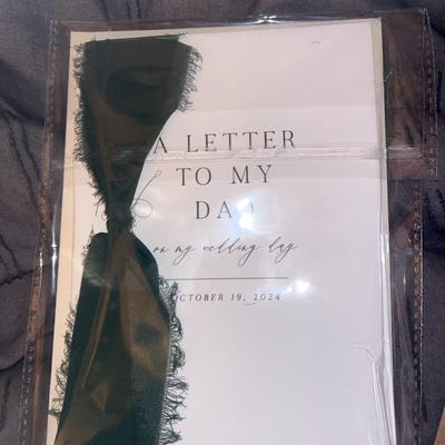 Personalized to My Daughter Cotton Paper Card Personalized Wedding Card ...