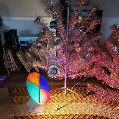 Vintage Holly Time Restored Aluminum Christmas Tree Color Wheel 8 - Etsy