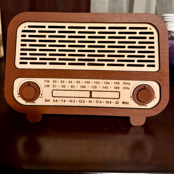 Radio Money Box Laser Cut Files, Laser Cutting Files - Etsy