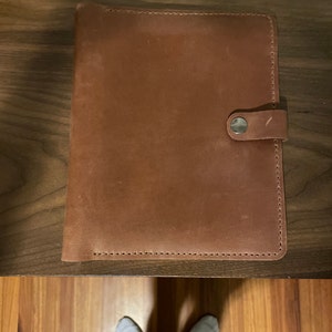 Leather Binder 6-ring Notebook Cover Leather Notebook A5 - Etsy
