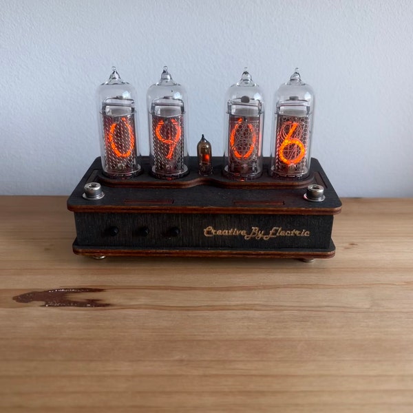 Rare Handmade Clock Radio Nixie In-12 Watch Hand Made Radio Vintage ...