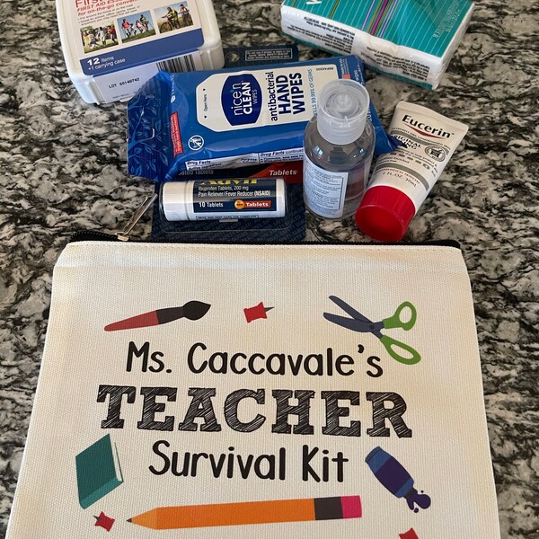 Teacher Survival Kit, Gift for Teacher, End of Year Teacher Gift ...