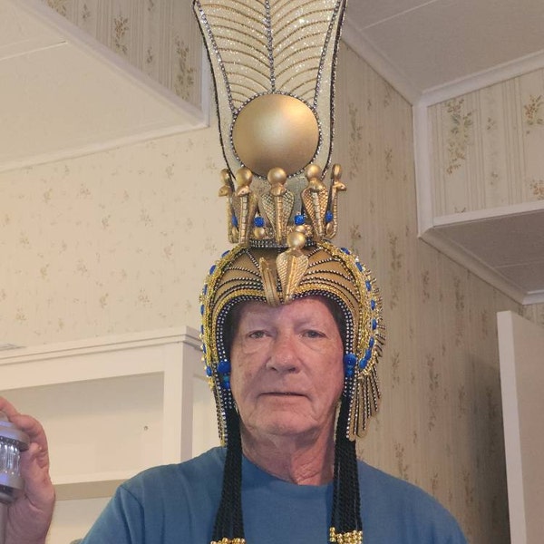 Cleopatra Headdress, Egyptian Headdress, Cleopatra Hat, Cleopatra Crown ...
