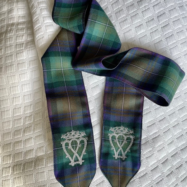 Tartan Handfasting Ribbon MACARTHUR MODERN - Etsy