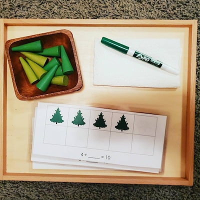 Montessori Kindergarten Worksheets Winter Bundle - Etsy