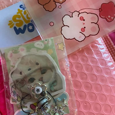 Aesthetic Y2k Beaded Green Korean Soda Star Keychain - Etsy