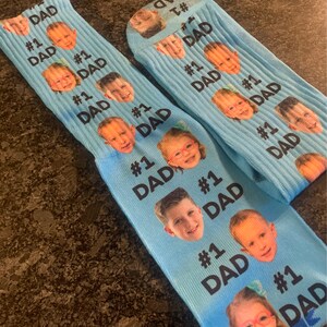 Custom Father's Day Socks Custom Face Socks Personalized - Etsy