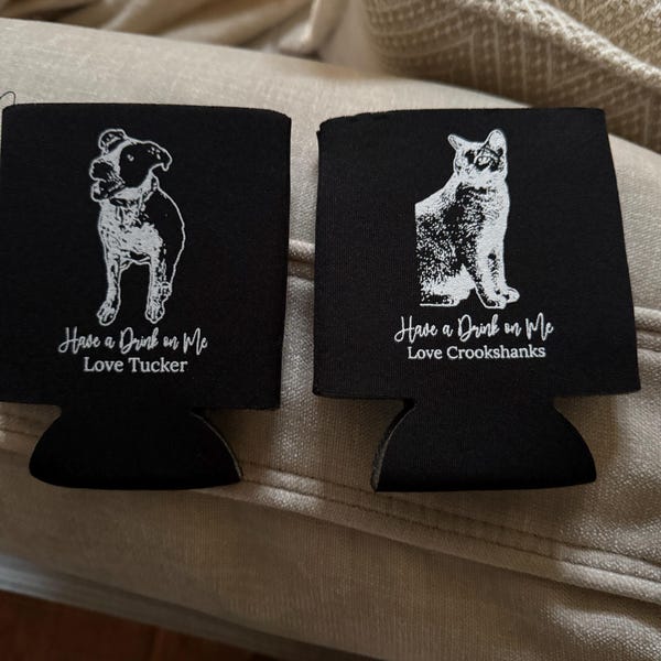 Custom Pet Can Coolers, Custom Dog Can Coolers, Personalized Cat Can ...