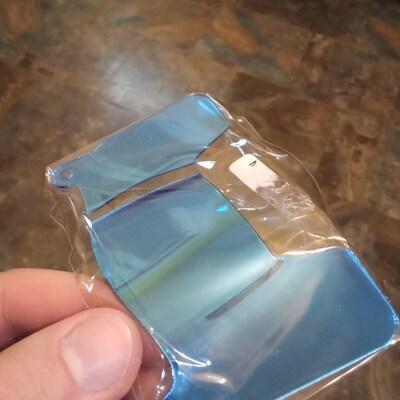 Custom Name & Number Mini Football Helmet BLUE CHROME MIRROR - Etsy