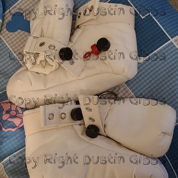Medical Safety Mittens - Bondage Soft Padded Mittens / ABDL / DDLG ...