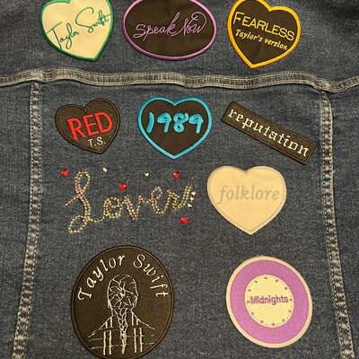 Taylor Swift Devils Roll the Dice Embroidered Patch Iron on or Sew on ...
