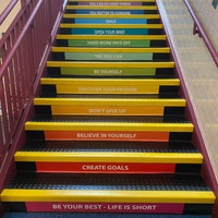 Motivational Stair Decals for School, Staircase Quotes Decals, Growth ...