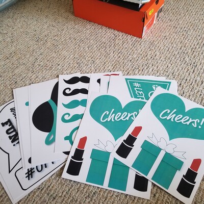 Breakfast at Tiffany's Party Printable Photo Booth Props Tiffany's ...