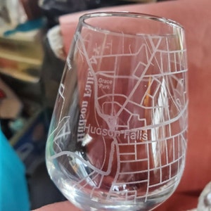 Custom City Map on Pint Glass, Whiskey Glass, Wine Glass, or Beer Can ...