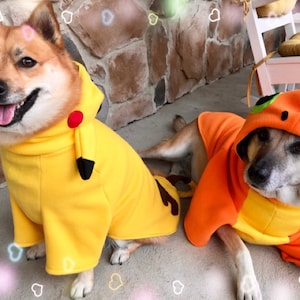 Pikachu From Pokemon Pet Dog Costumes Sizes XS to XL - Etsy