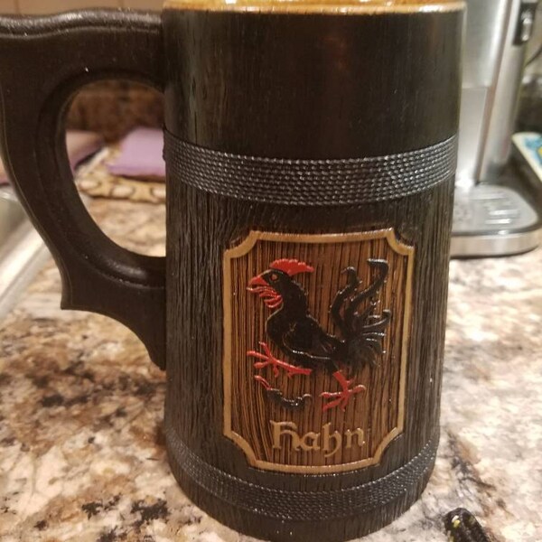 The Green Dragon Beer Stein Personalized Wooden Mug 0.7 L (23oz ...