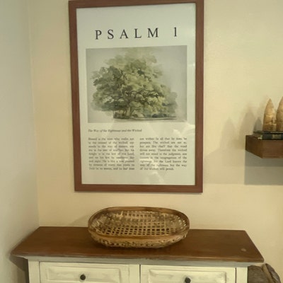 Isaiah 61:3 Oaks of Righteousness Bible Verse Wall Art Poster/canvas ...