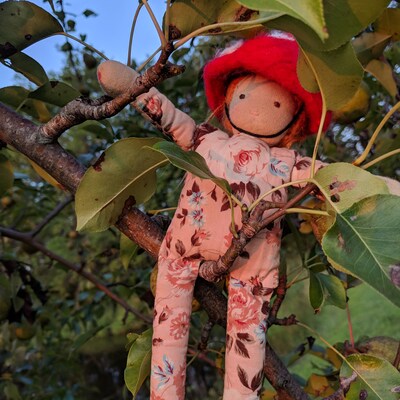 MADE TO ORDER Tiny Mini Magic Baby Waldorf Cuddle Doll, Waldorf Doll ...