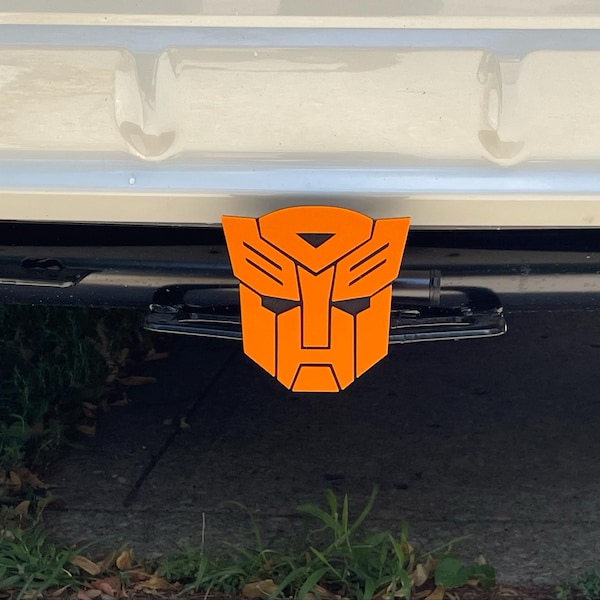 3D Printed Transformer Trailer Hitch Covers. Autobots | Decepticons - Etsy