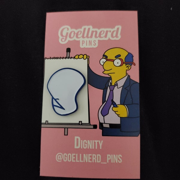 Simpsons Dignity Pin - Etsy