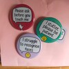 ADHD Badge Set INCLUDES 6 Badges Badge Packs ADHD Gift - Etsy