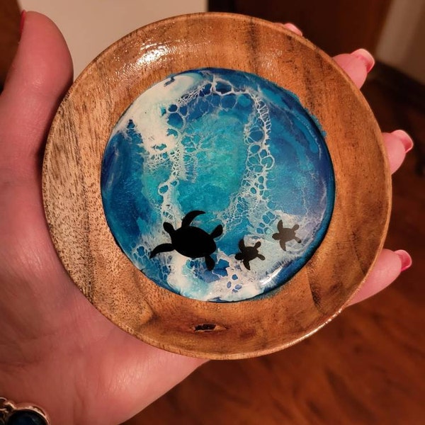 Ocean Wave Art Tile. Beach Vibe Style, Coastal Living. Wall and Home ...